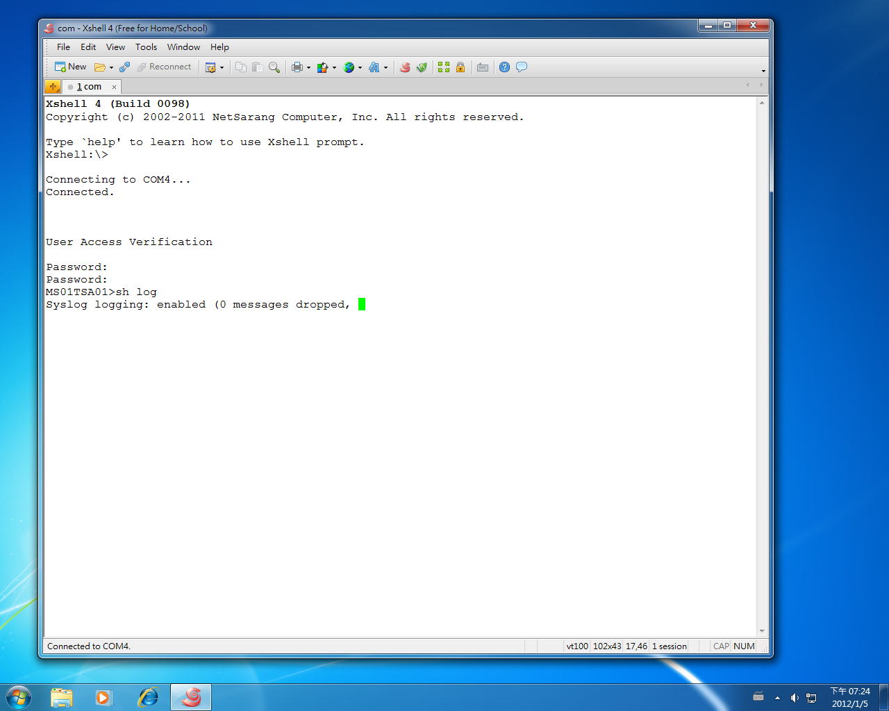 Console message delay [2] - Forum Archive - NetSarang Computer