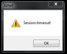 session:::timeout [9] - Forum Archive - NetSarang Computer