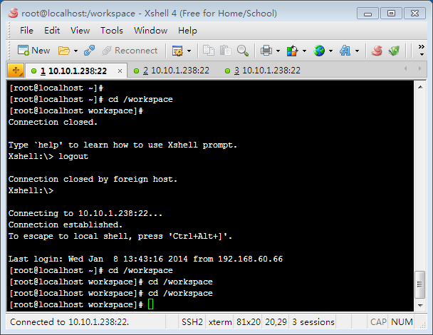 Which session will be send [1] - Forum Archive - NetSarang Computer