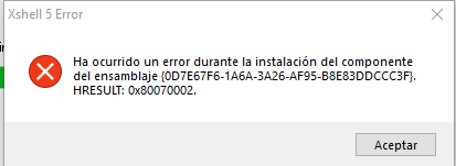 can't install xshell 5 in win 10 [1] - Forum Archive - NetSarang Computer