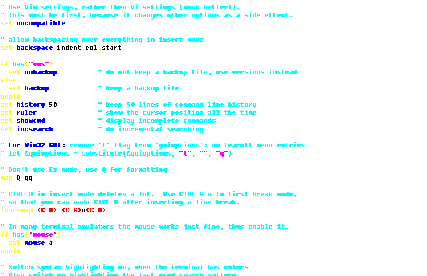 vim color [1] - 포럼 보관 - NetSarang Computer